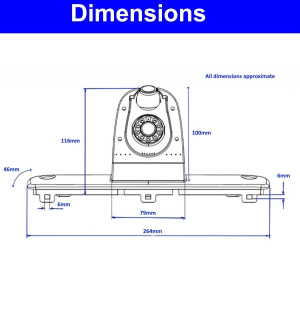 Dual-Lens Brake Light Reversing & Rear-View Camera System with 7” Heavy ...